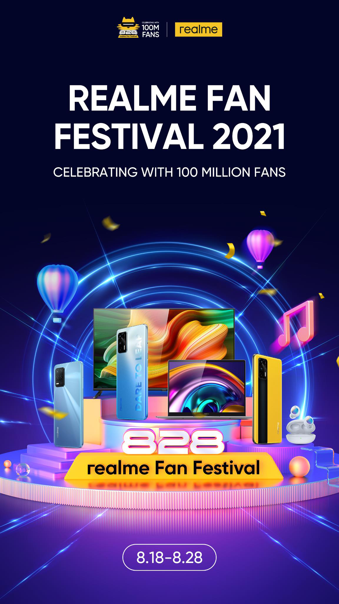 Sự kiện tri ân khách hàng lớn nhất năm của realme - realme Fanfest 2021