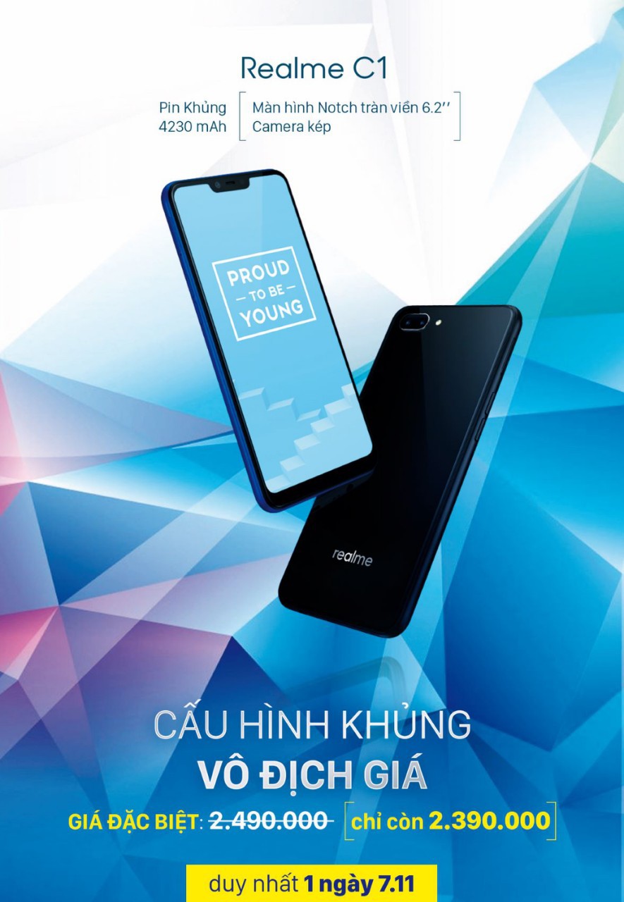 Đã có hơn 10.000 lượt đặt mua Realme C1 chỉ sau 5 ngày