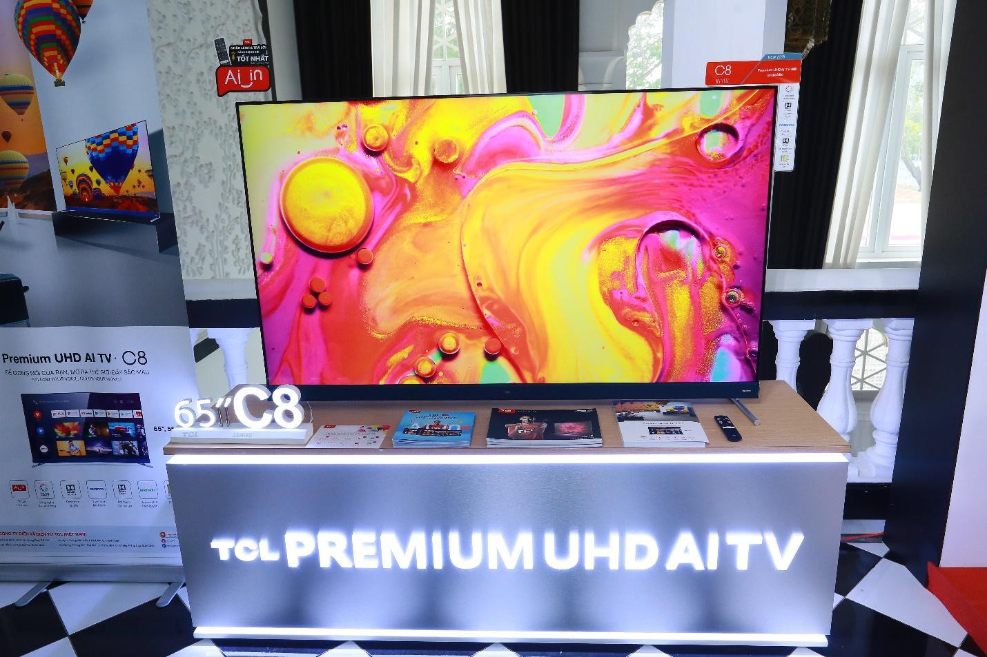 TCL Premium UHD AI C8 TV - Combo hoàn hảo của giải trí và công nghệ AI