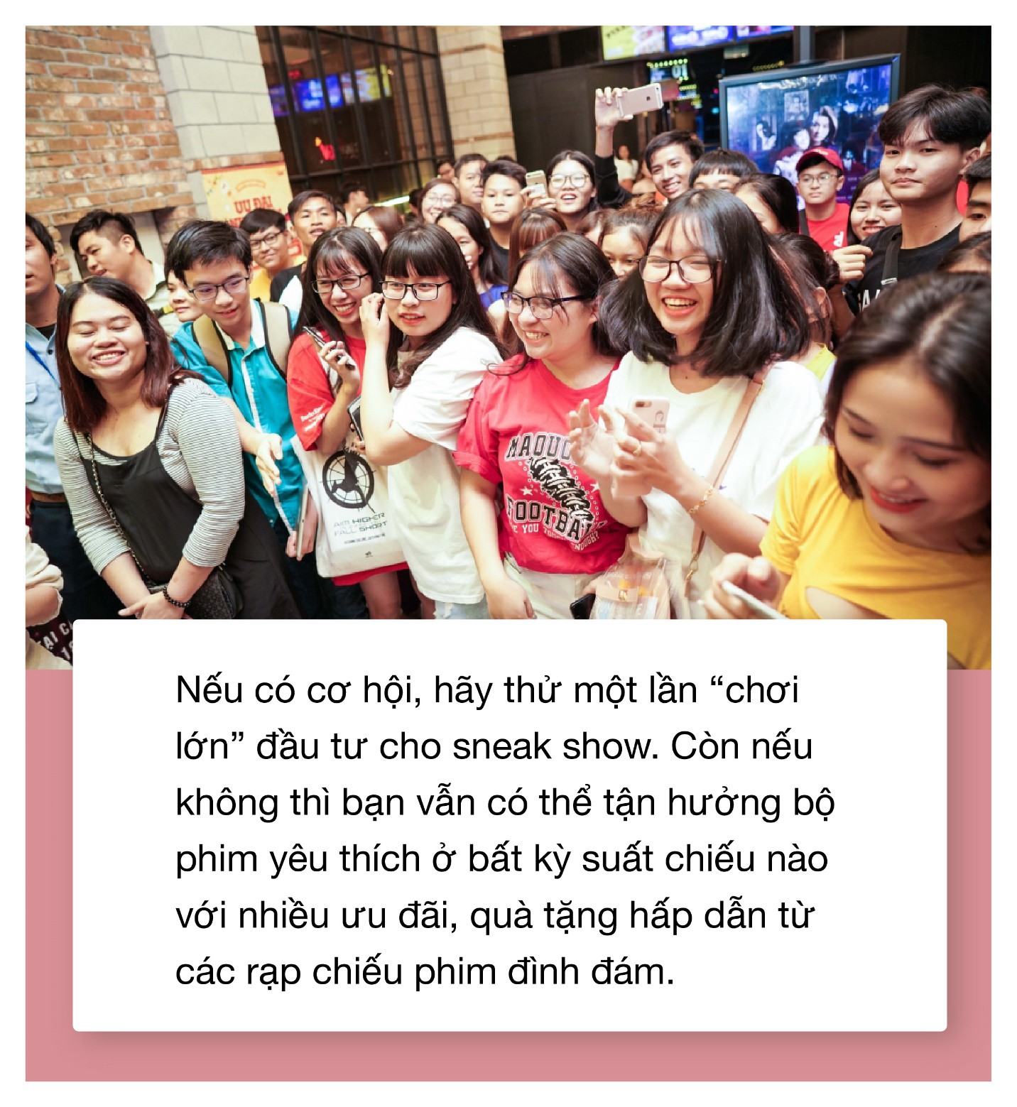 Sneak show có gì hấp dẫn mà “mọt” phim phải bất chấp tất cả “đi đu đưa ...