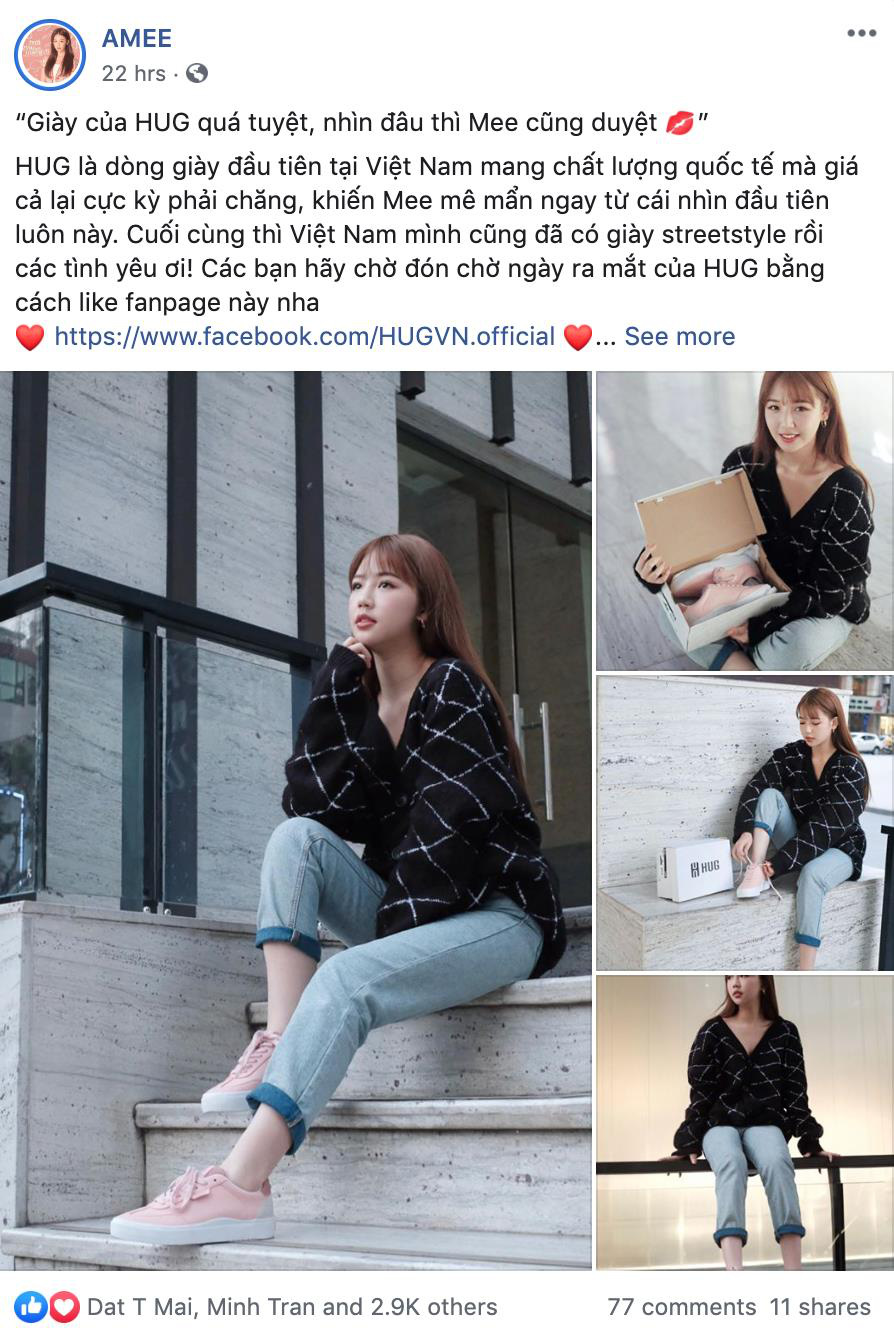 Giải mã đôi giày đang khiến Amee, Bray và loạt hot girl, hot boy phát cuồng