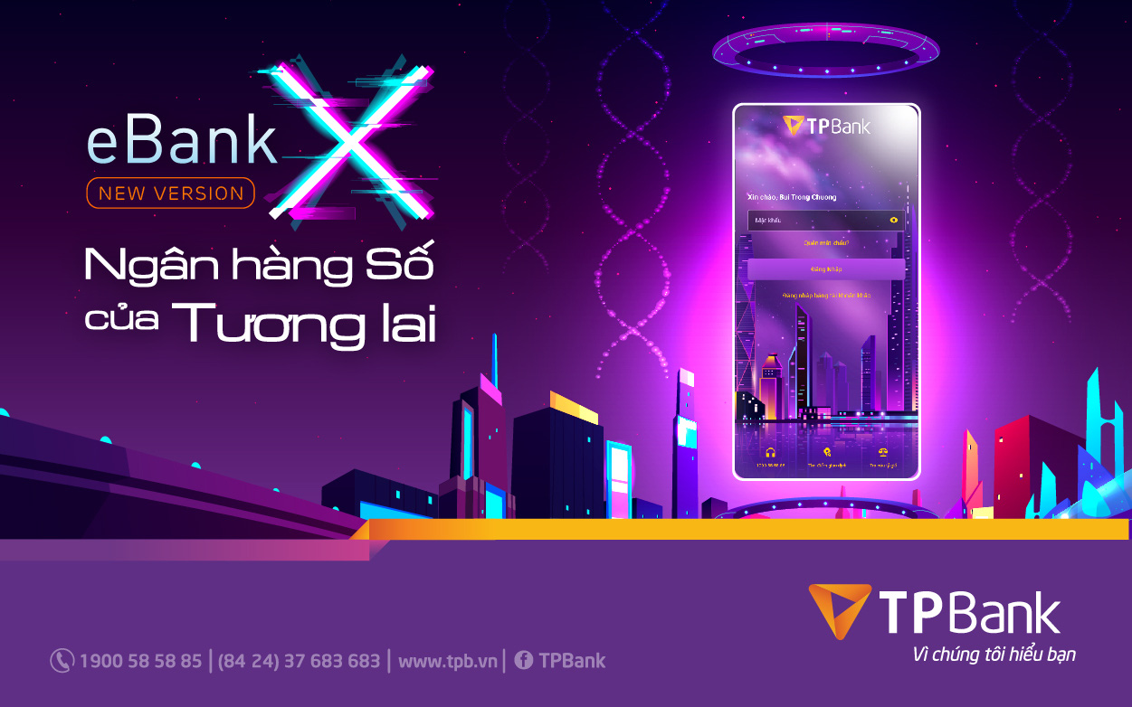Ngân hàng số tương lai trong phiên bản internet banking mới của TPBank