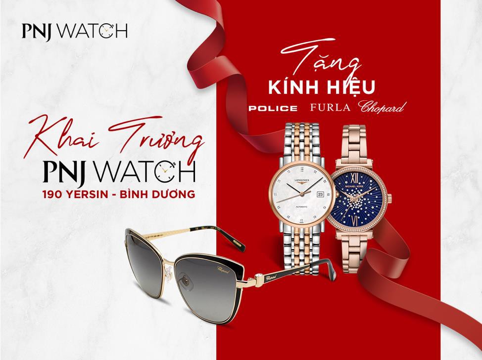 PNJ Watch: Khai trương địa điểm mua sắm đồng hồ chính hãng tại Bình Dương