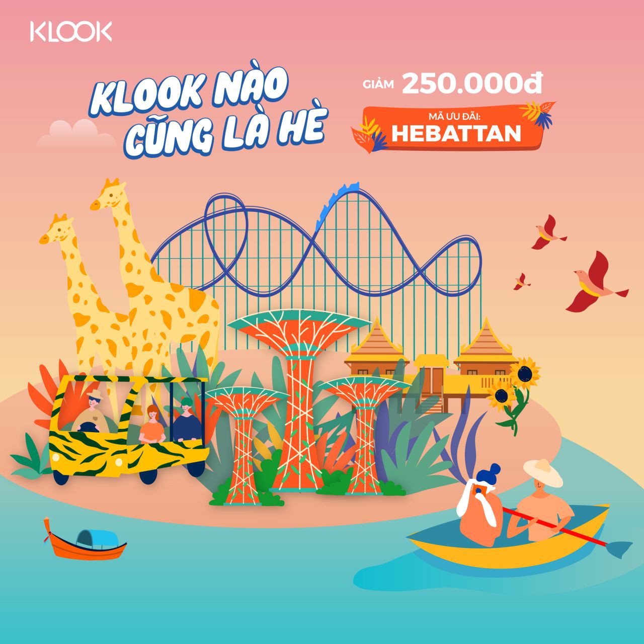 Klook trở thành trend mới của giới trẻ khi du lịch tự túc mùa hè lên ngôi