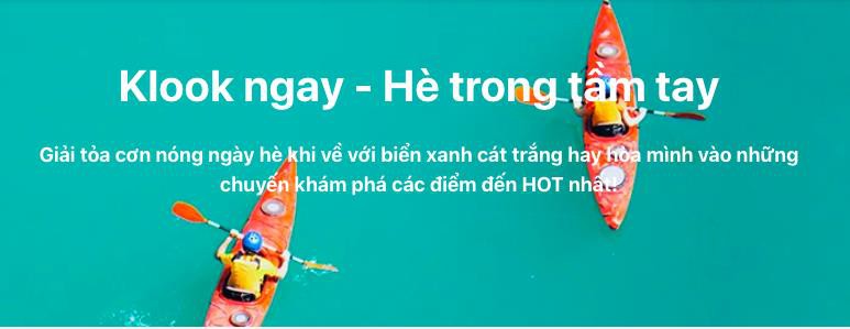 Klook trở thành trend mới của giới trẻ khi du lịch tự túc mùa hè lên ngôi