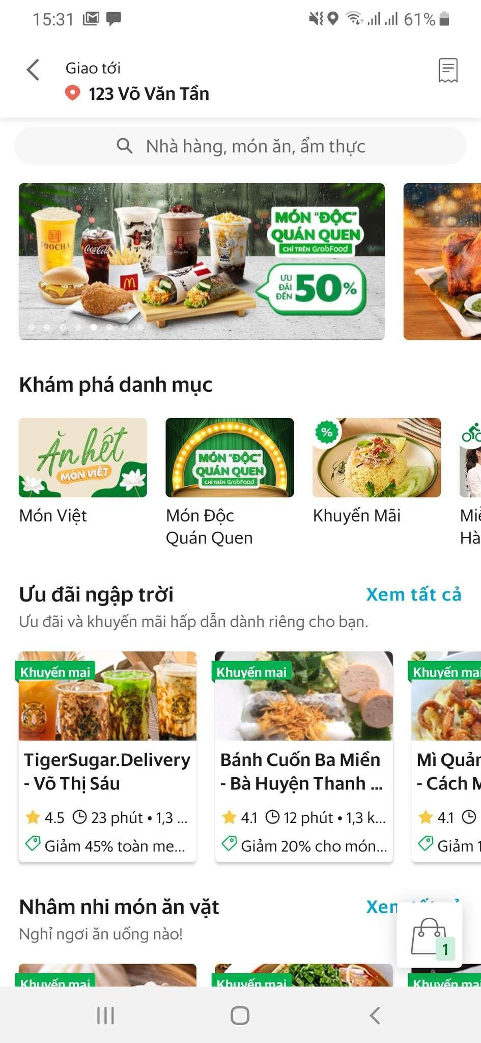 GrabFood được 87% người dùng bình chọn, trở thành dịch vụ giao nhận ...