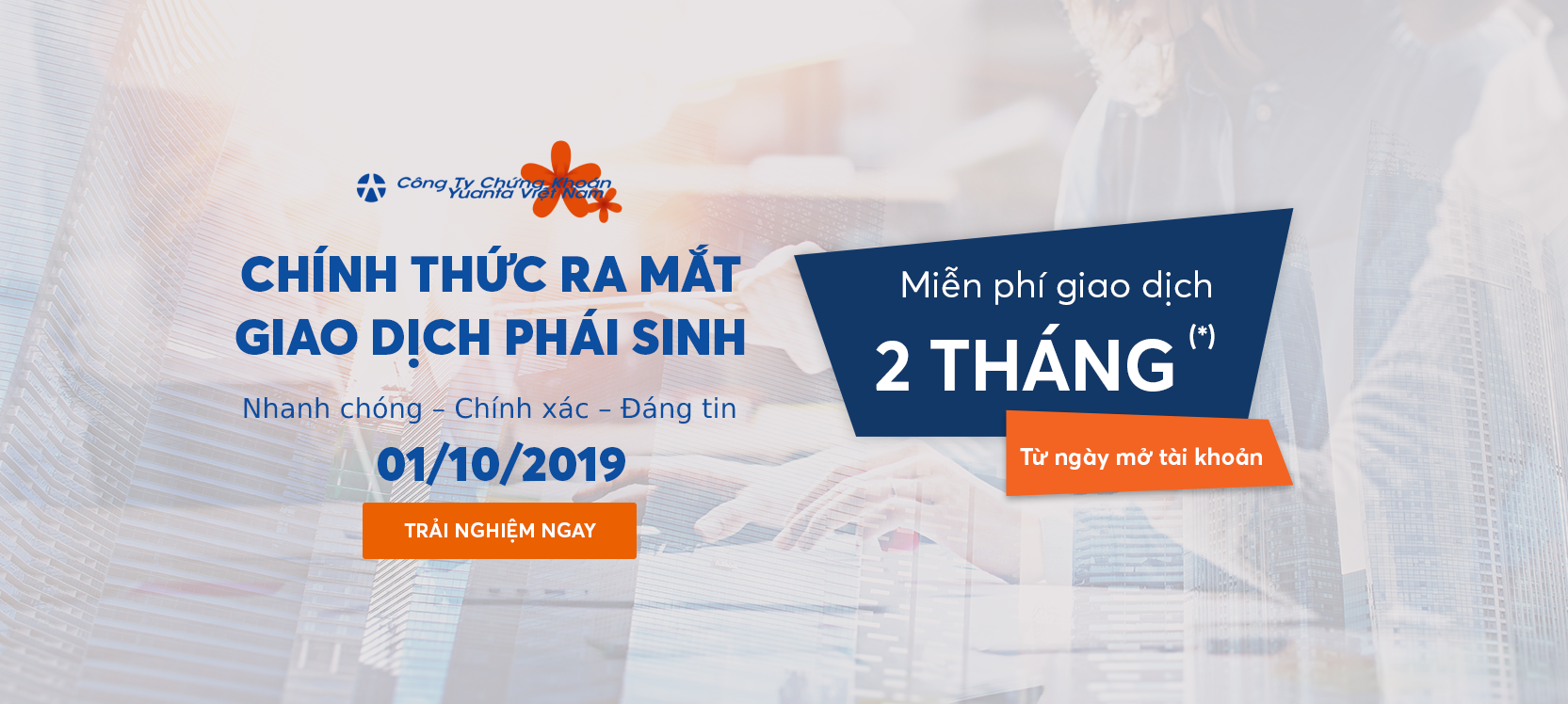 Chứng khoán Yuanta Việt Nam chính thức ra mắt sản phẩm phái sinh