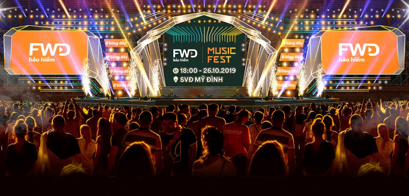 FWD Music Fest đã trở lại và lợi hại hơn xưa với quy mô 30.000 khán giả