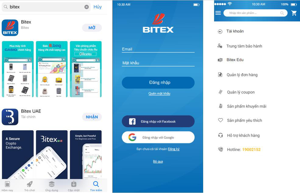 App BITEX - Bảo hành chính hãng Casio tận 7 năm siêu nhanh và dễ