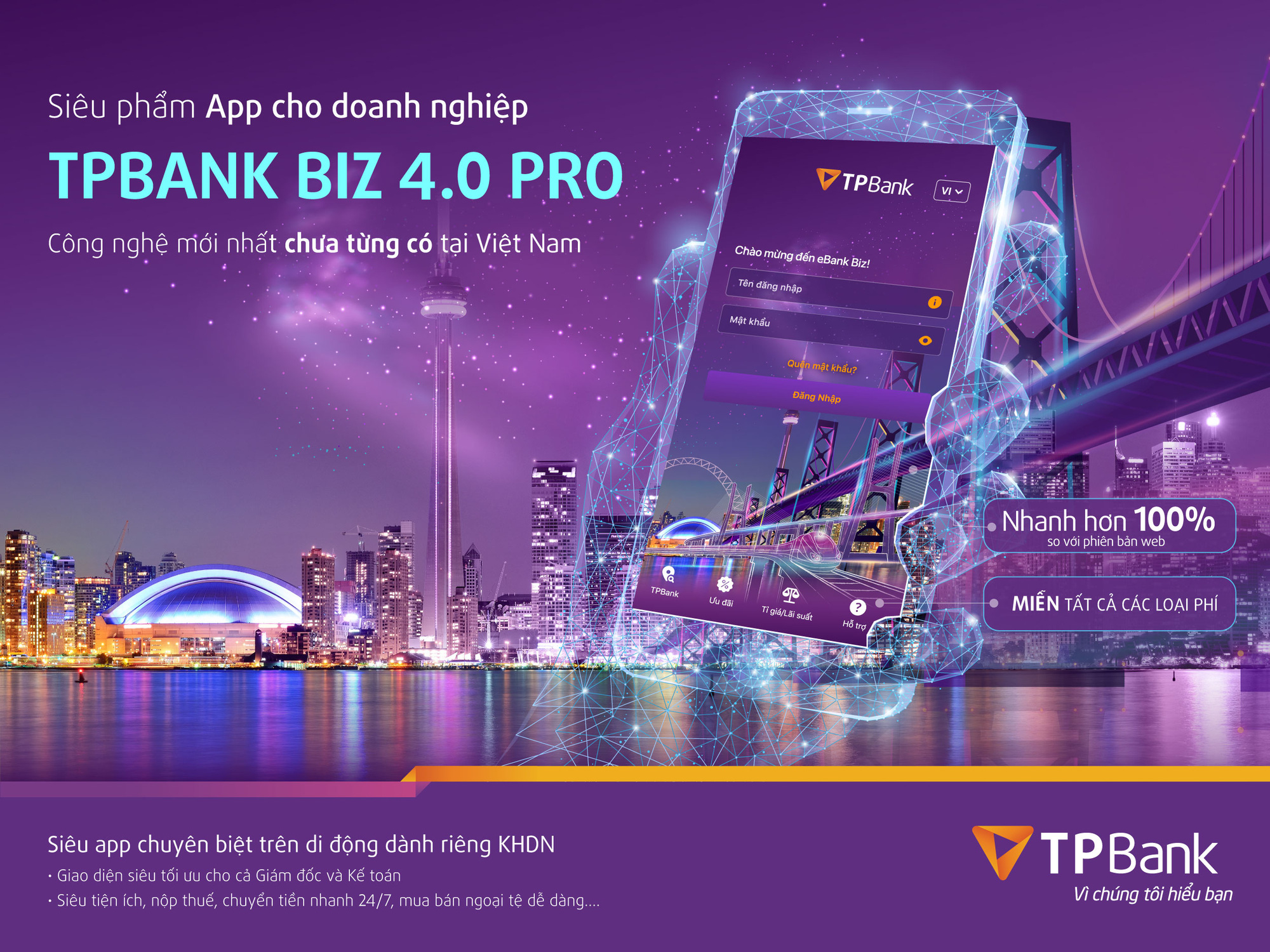 TPBank eBank Biz - Chìa khóa số cho doanh nghiệp