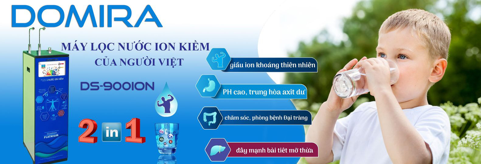 DOMIRA - Ứng cử viên mới trên “cuộc đua” thị trường máy lọc nước cao cấp