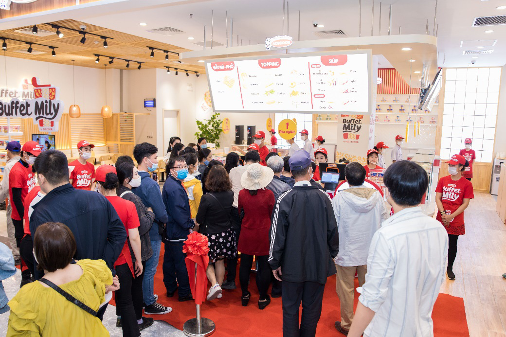 Giới trẻ Hải Phòng tag nhau ầm ầm tại nhà hàng Acecook Buffet Mìly