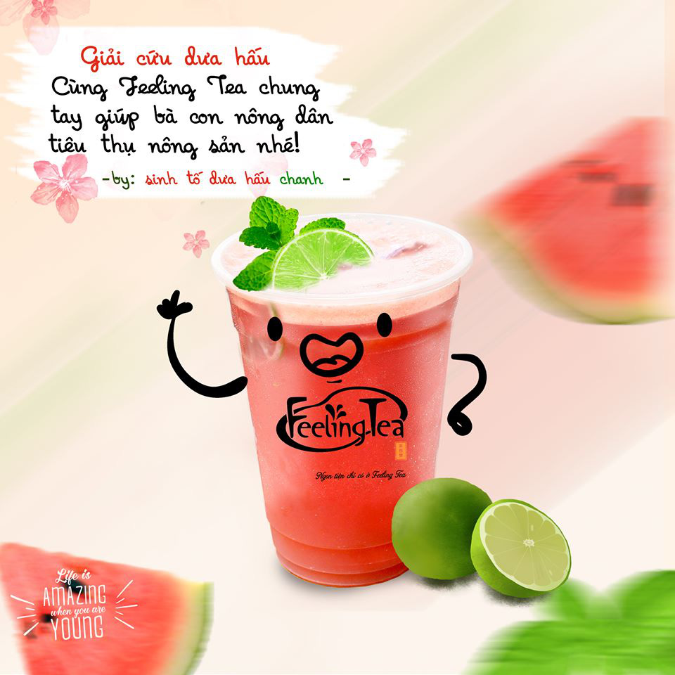 Yên tâm thưởng thức trà sữa Feeling Tea mùa dịch