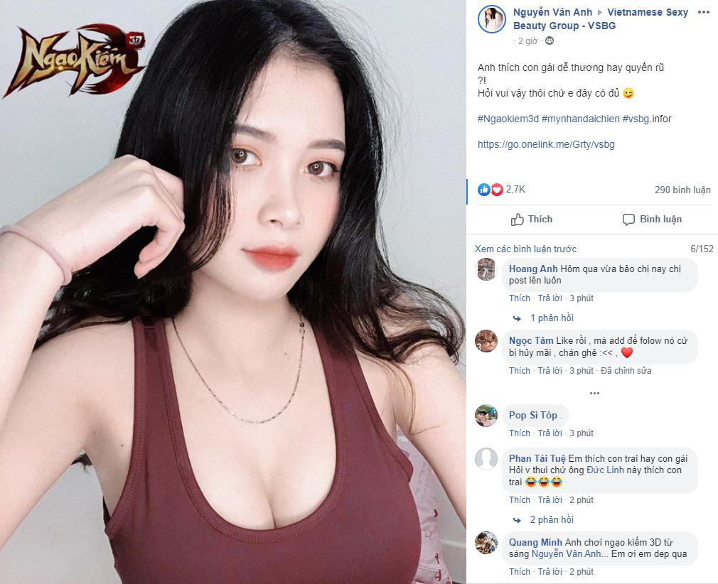 Ngạo Kiếm 3D: Dàn mỹ nữ VSBG làm cộng đồng game thủ “rạo rực” trước giờ G