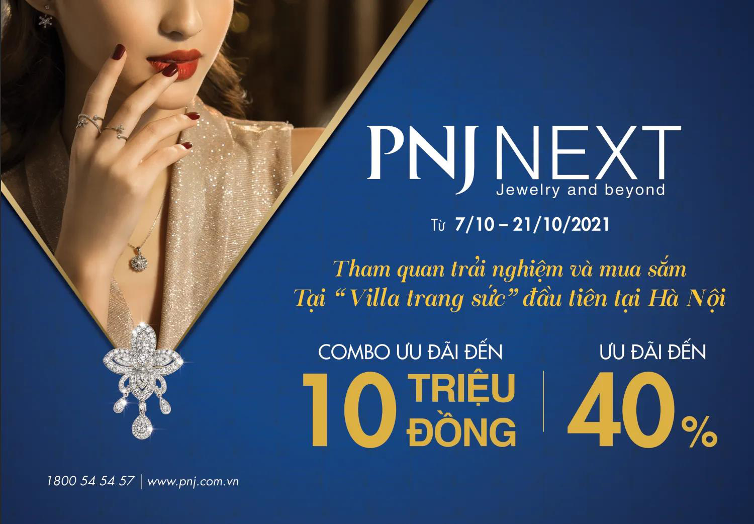 PNJ NEXT Bà Triệu - "Villa trang sức" độc đáo tại Hà Nội, bạn biết chưa?