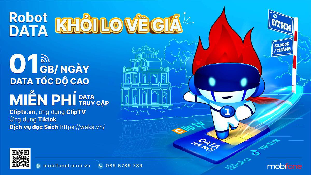 Sim data MobiFone max dung lượng, không giới hạn tốc độ, chỉ 50k/tháng