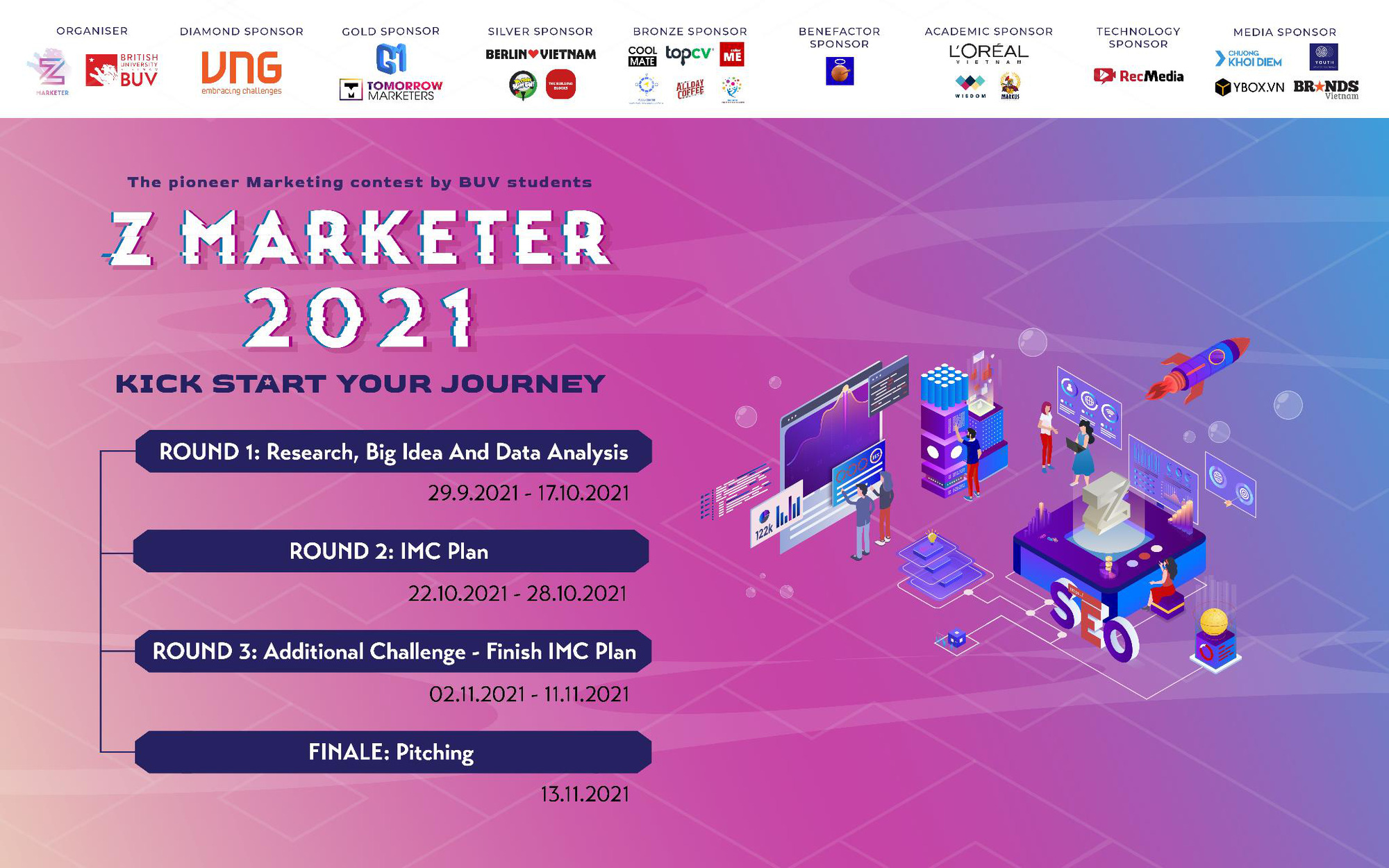 Chính thức khởi động mùa thứ 2 cuộc thi Z Marketer - sân chơi cho gen Z đam mê marketing