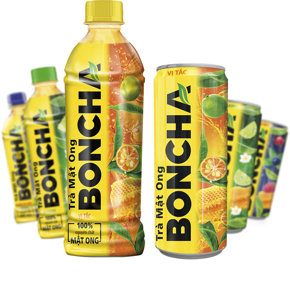 Trà mật ong BONCHA debut phiên bản lon sleek-can thời thượng và đẳng cấp!