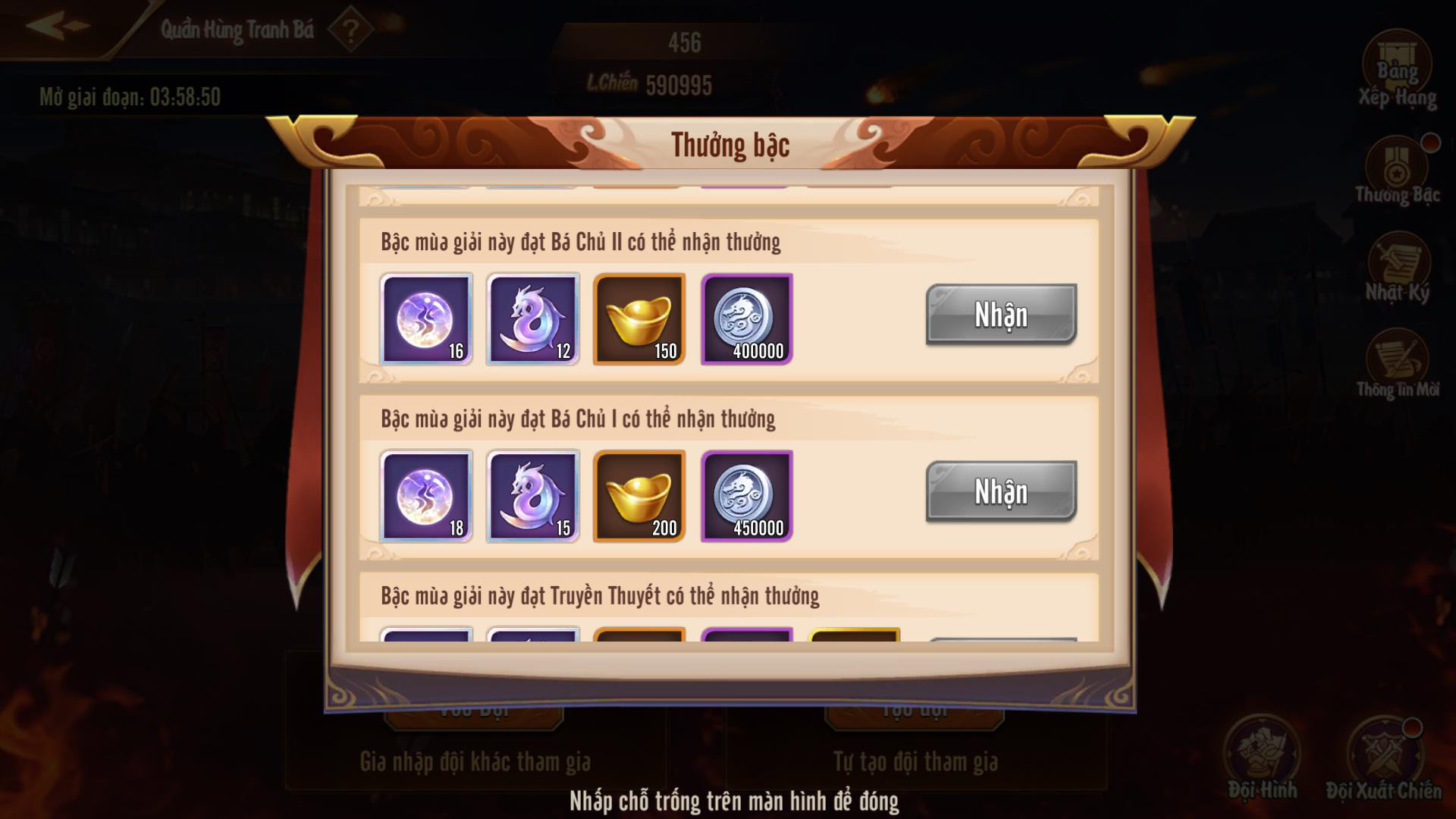 Những hoạt động liên server mới nhất trong Tân OMG3Q VNG