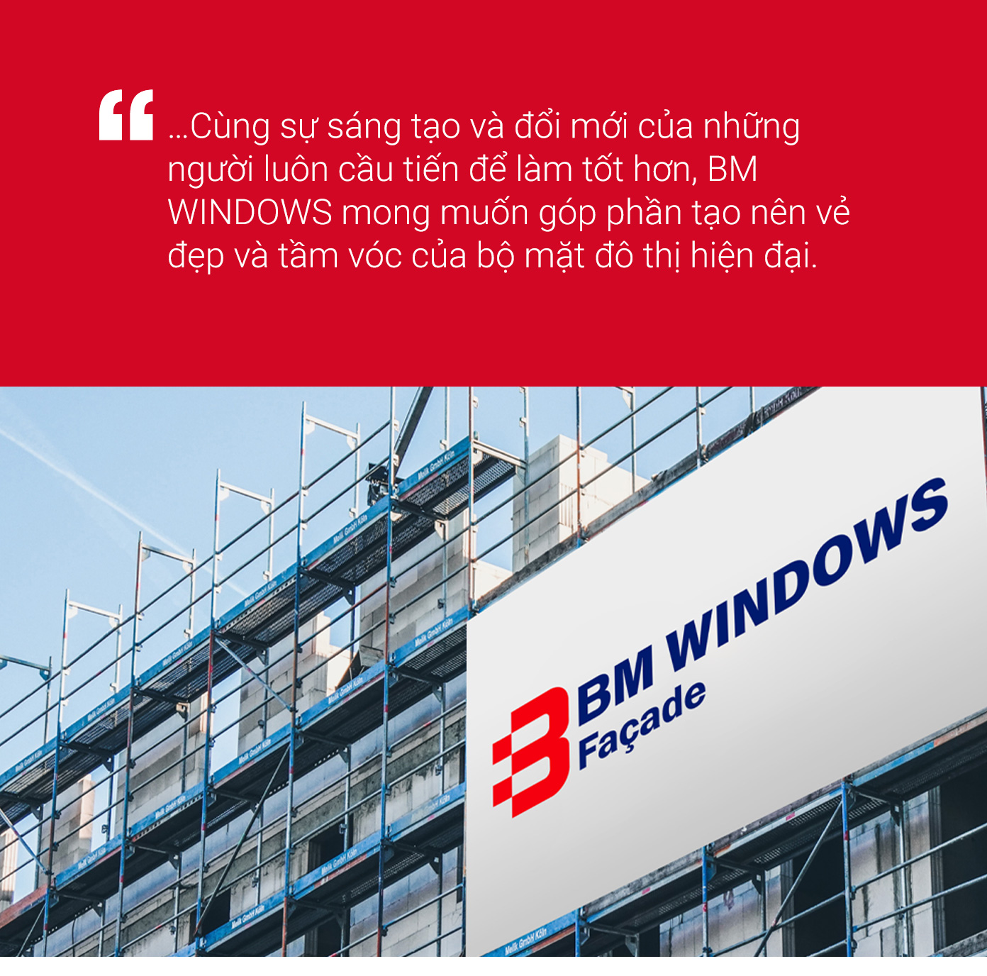 BM WINDOWS và bước chuyển mình cho tầm nhìn mới