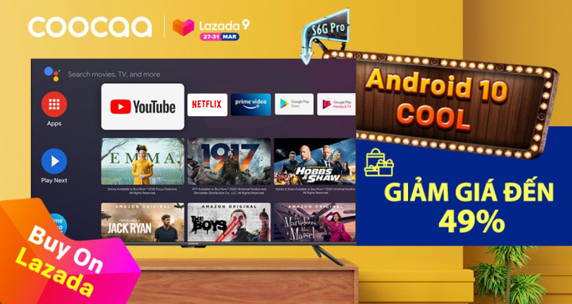 Coocaa “lên đỉnh” doanh số tivi trong ngày sinh nhật Lazada
