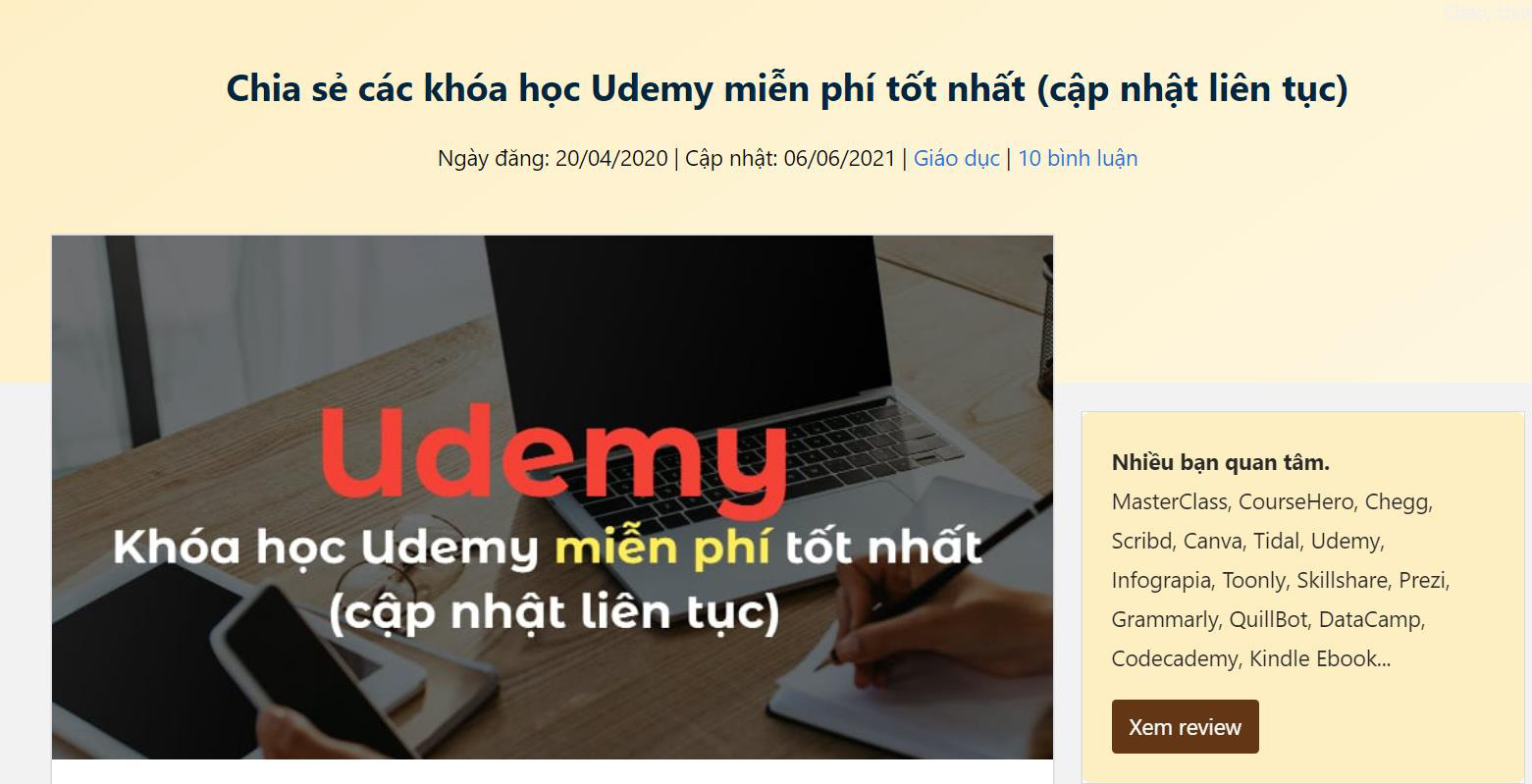 ChiasePremium.com - Hỗ trợ sử dụng dịch vụ từ các nền tảng học online uy tín