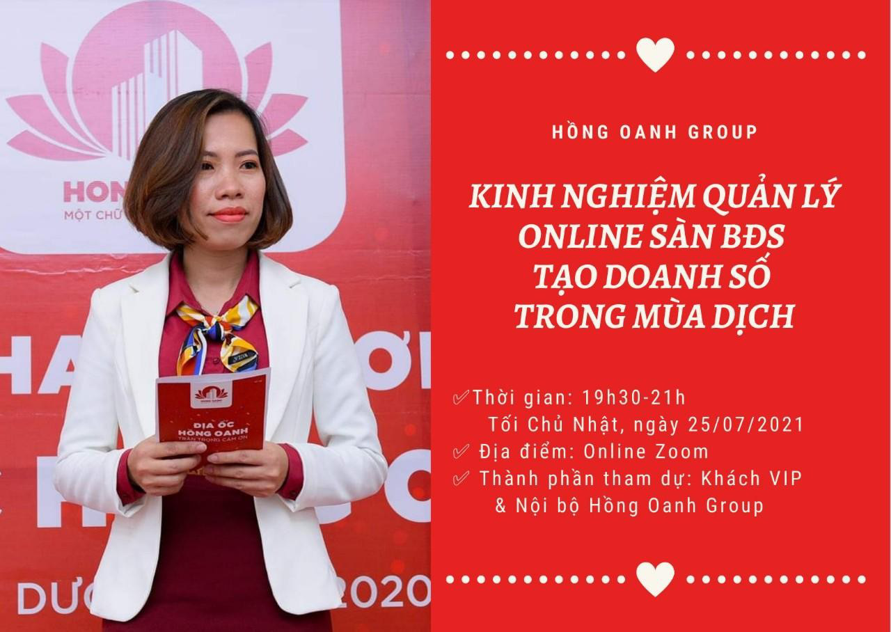 Địa ốc Hồng Oanh vẫn luôn bận rộn trong tâm dịch Covid