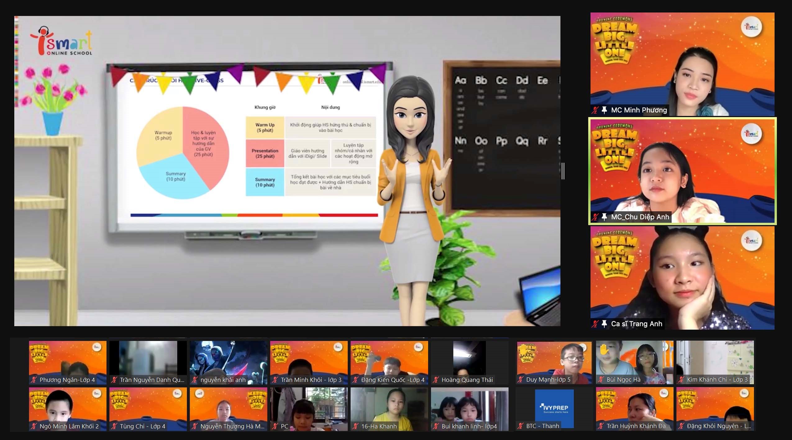 Lễ khai giảng đậm chất Toán - Khoa học của iSMART Online School