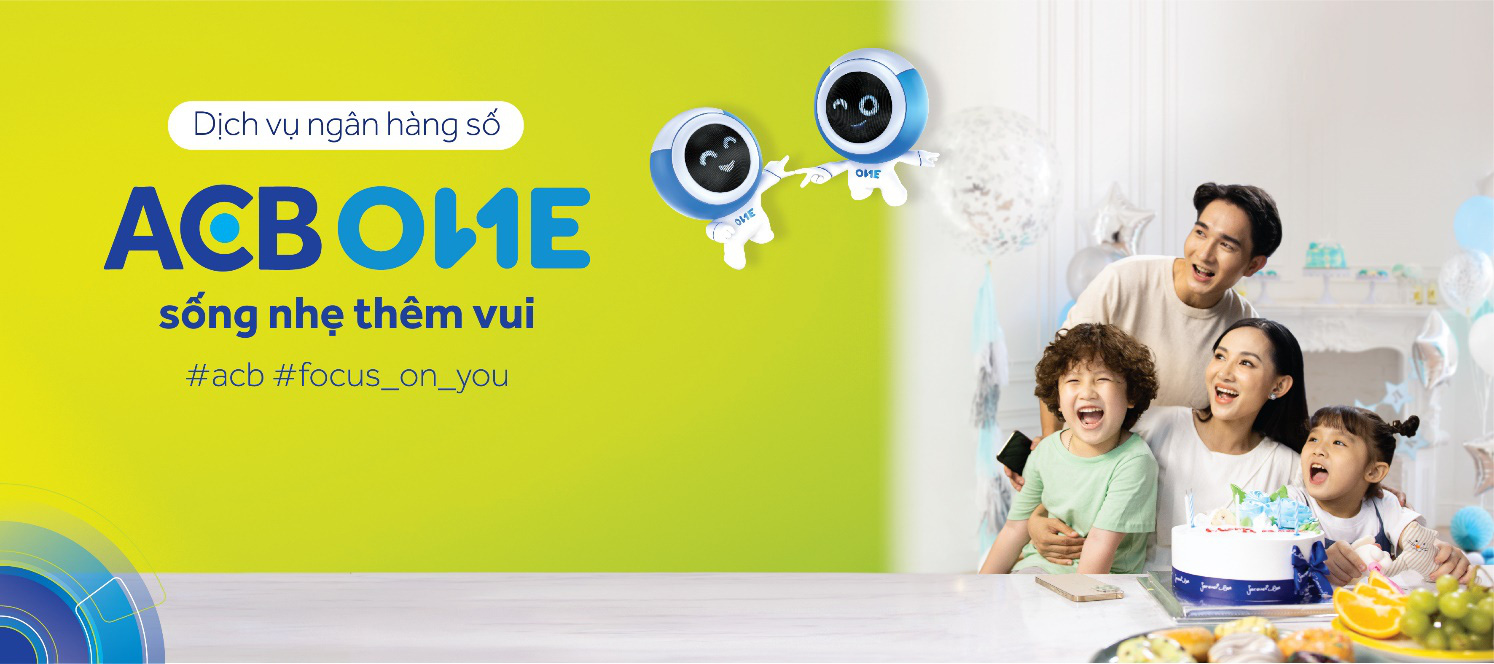 ACB chính thức ra mắt thương hiệu Ngân hàng số ACB ONE