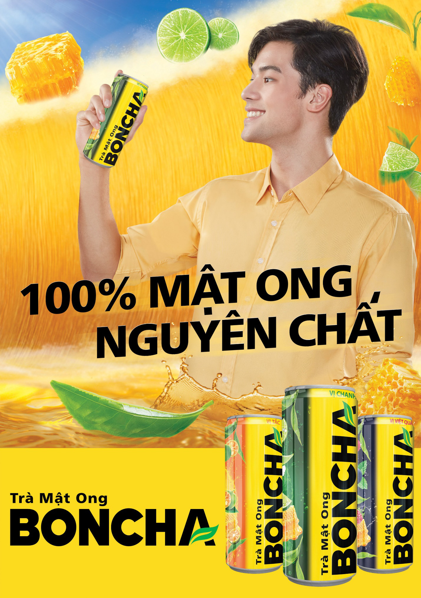 Tiên phong sleek-can, trải nghiệm giải khát thời thượng với trà mật ong ...