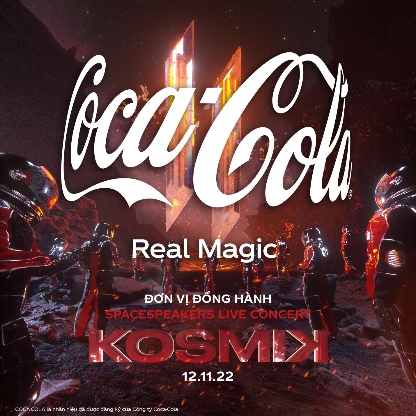 Coca-Cola kết hợp cùng SpaceSpeakers, đưa giới trẻ đến bữa tiệc âm nhạc KOSMIK Live Concert