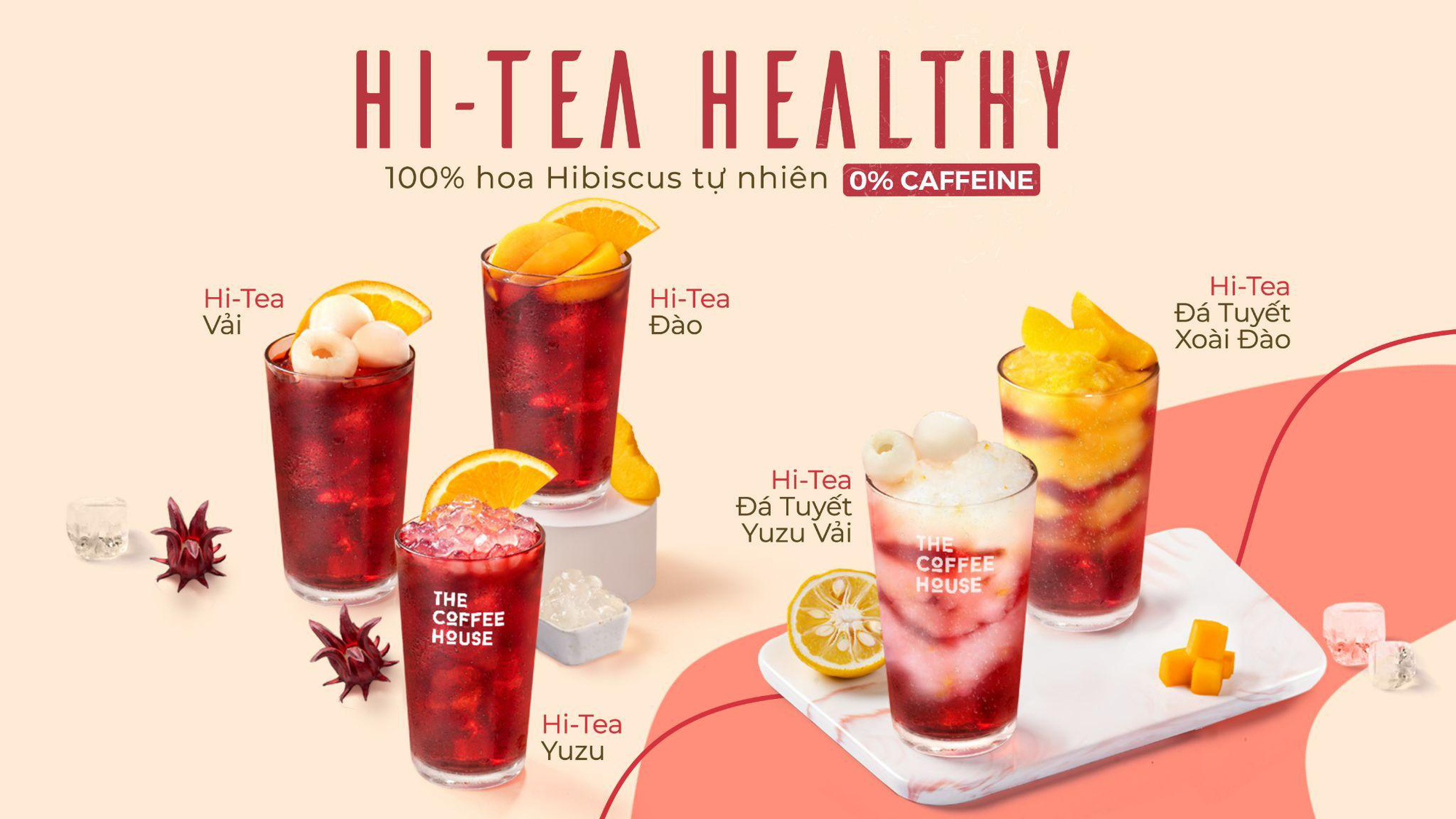 Mới toanh, bộ sưu tập thức uống mùa hè Hi-Tea Healthy ai muốn khỏe đẹp ...