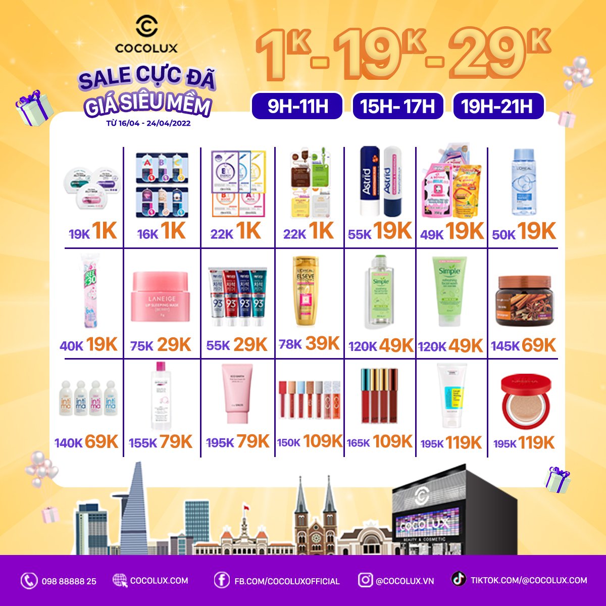 Cocolux tưng bừng khai trương cơ sở đầu tiên tại TP.HCM