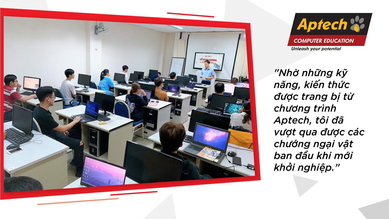 Học lập trình viên Aptech - bước ngoặt giúp tôi thành công