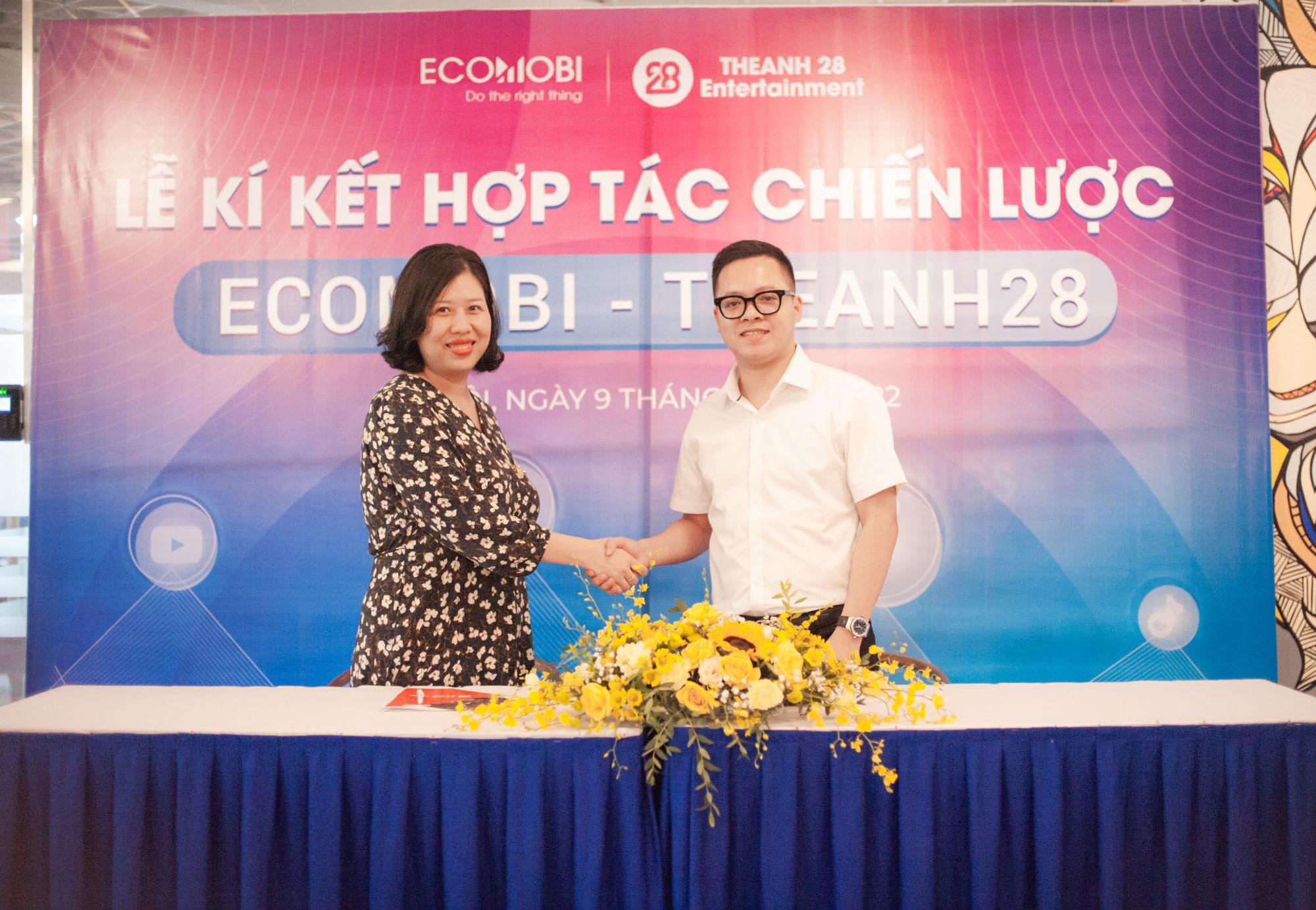 Ecomobi ký kết hợp tác chiến lược với Theanh28 Entertainment
