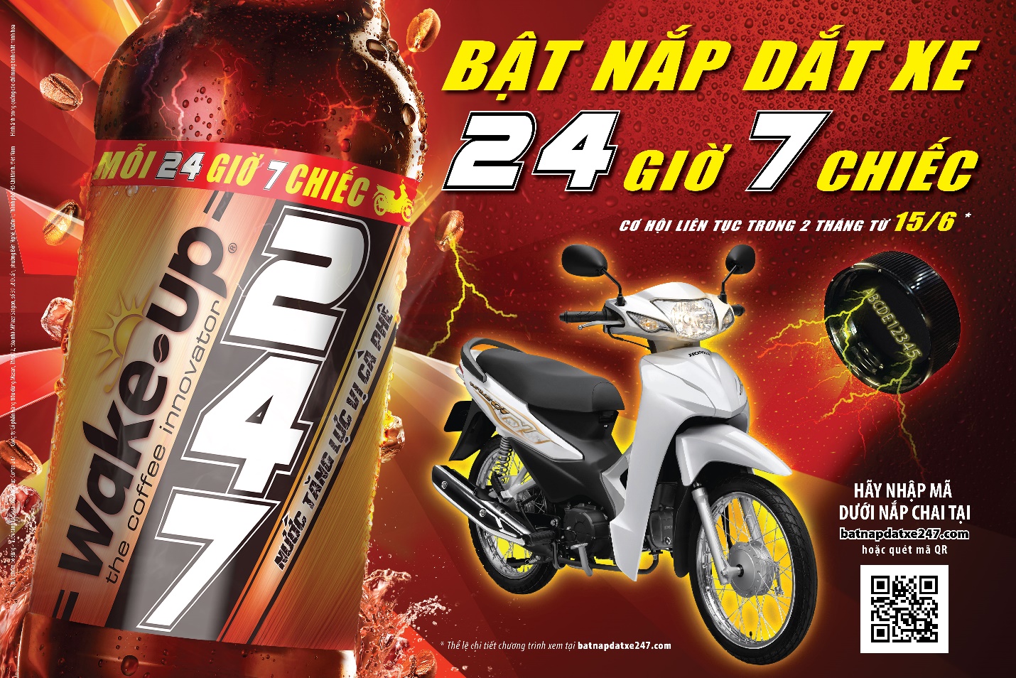 Vẫn là chai Wake-up 247 mà giờ nó lạ lắm, làm mọi người phải "đứng ngồi ...
