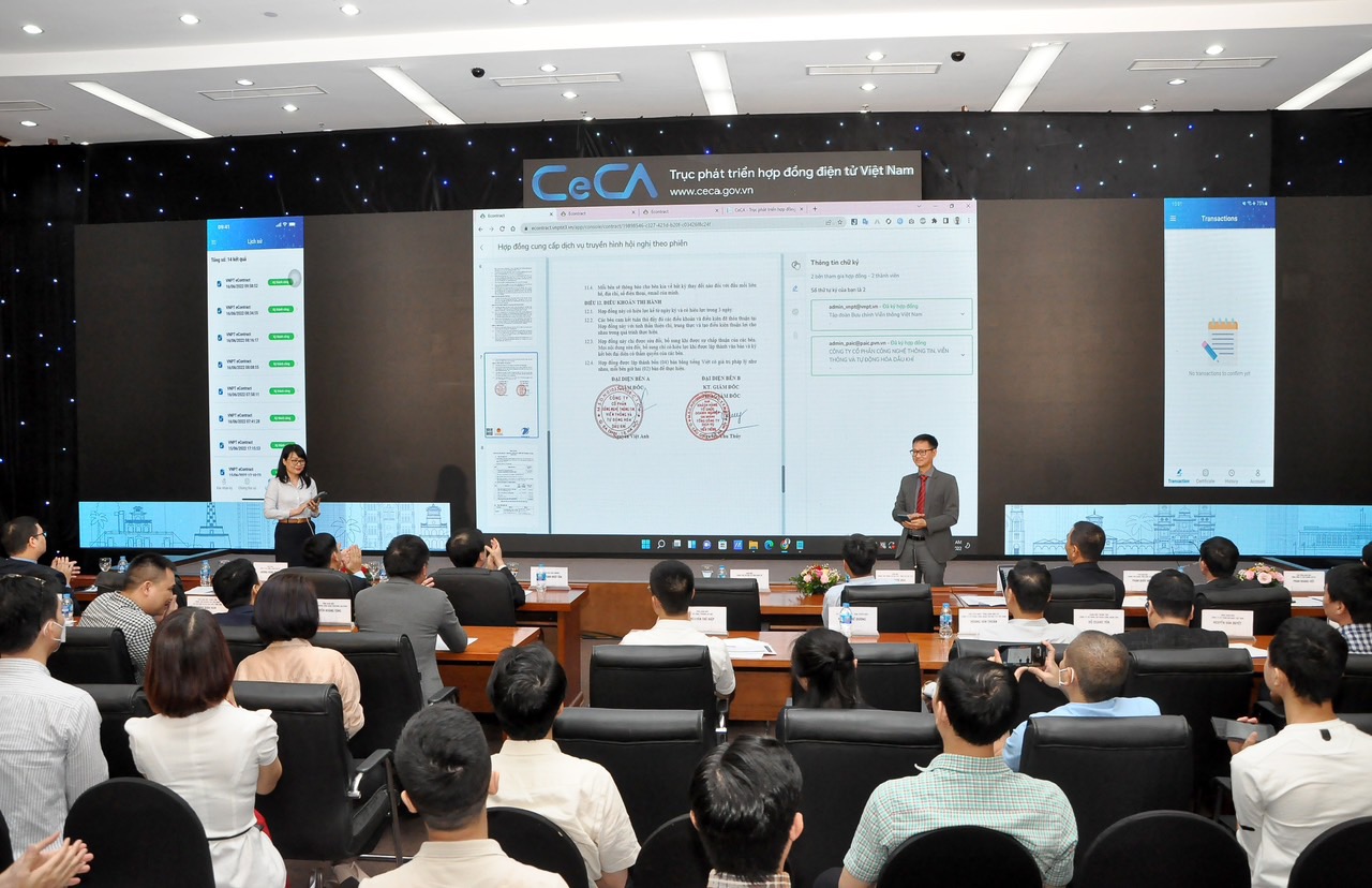 VNPT eContract chính thức liên kết lên Trục phát triển hợp đồng điện tử ...
