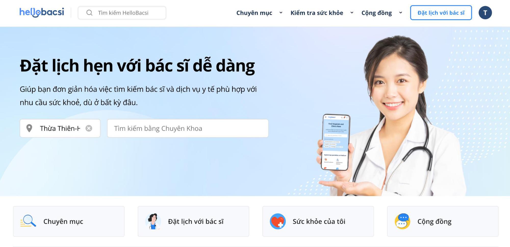Hello Bacsi hứa hẹn thay đổi cách người Việt chăm sóc sức khỏe