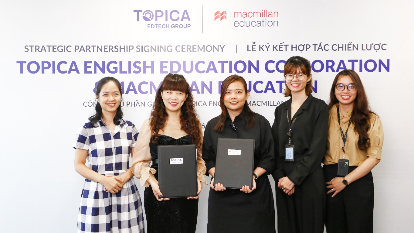 TOPICA Edtech Group hợp tác chiến lược với Macmillan Education và ...