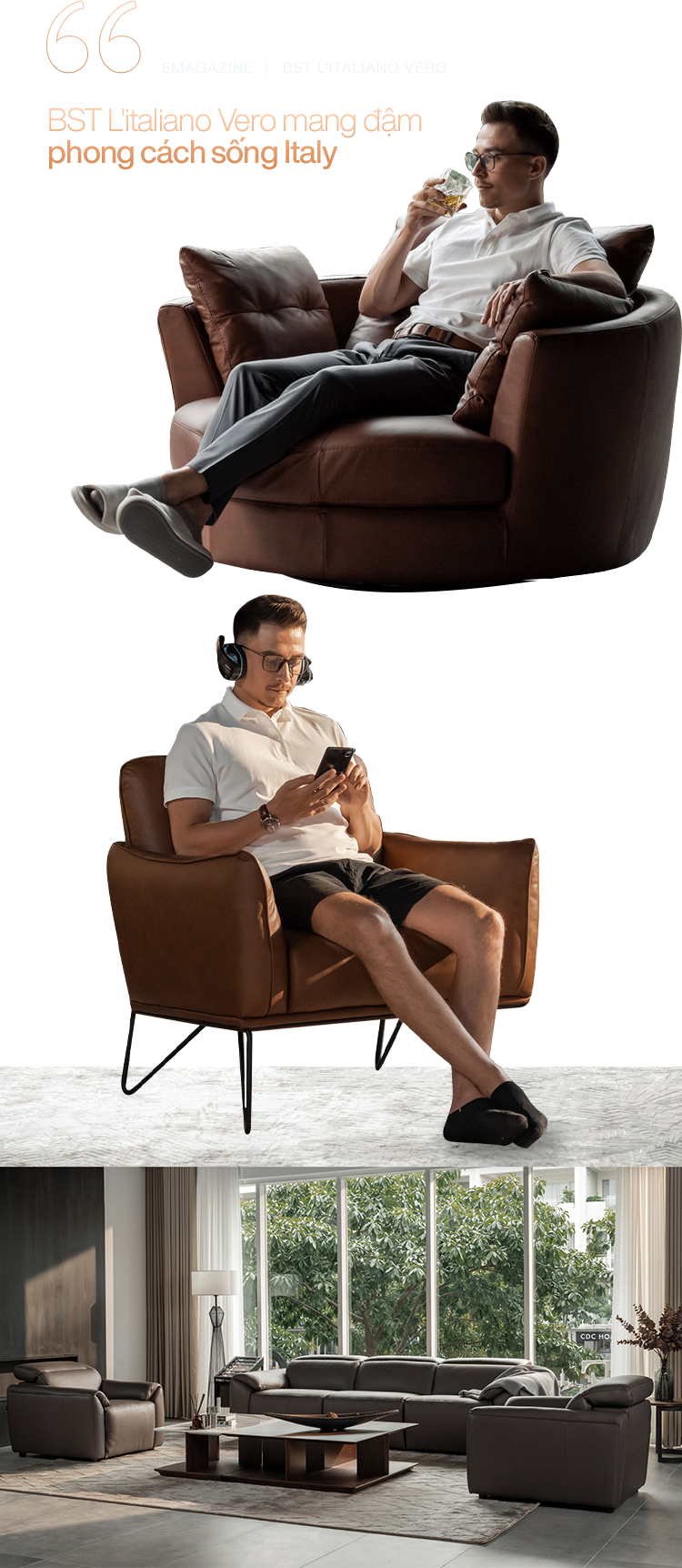 BST L'italiano Vero - Chất Ý kinh điển trong Sofa đương đại