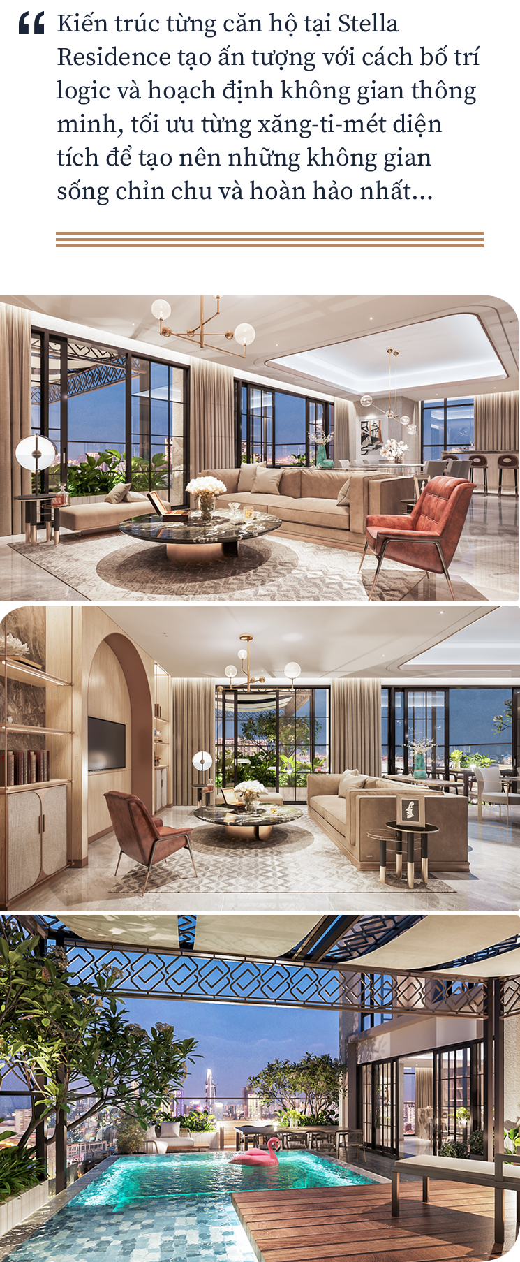 Stella Residence – Sống đẳng cấp đậm chất riêng giữa lòng Sài Gòn