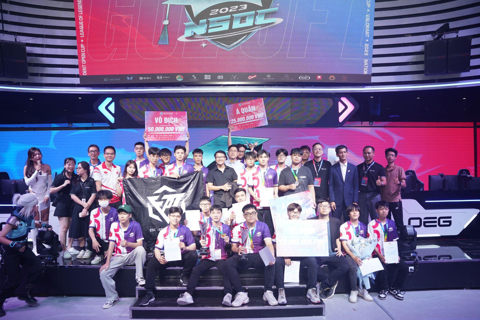 Bùng nổ Chung kết Quốc gia NSOC 2023 tại đấu trường Esports hiện đại bậc nhất Việt Nam