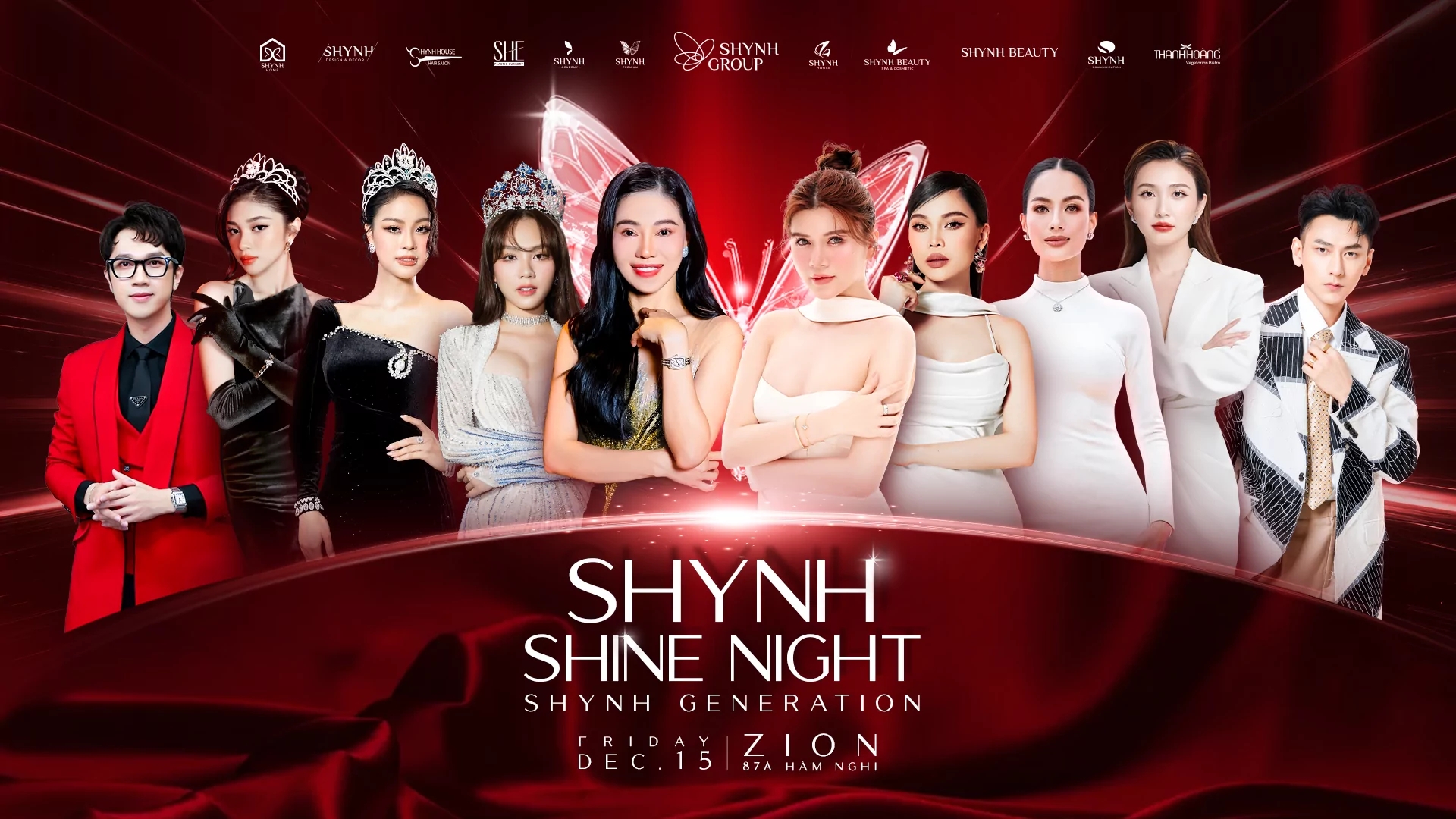 Shynh Shine Night 2023 của Shynh Group tổ chức tại sky bar, biến khách mời thành "minh tinh"