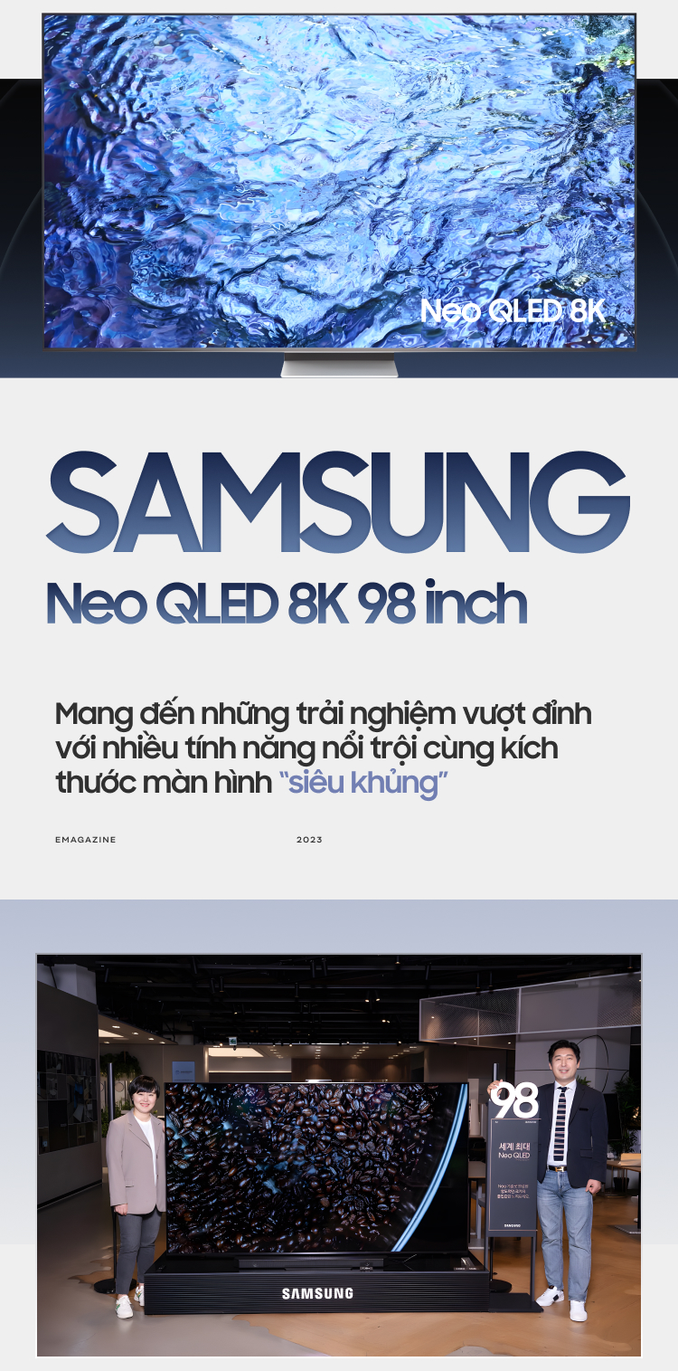 Chiếc TV 8K 98 inch Là minh chứng cho lời tiên tri 27 năm trước của Chủ ...