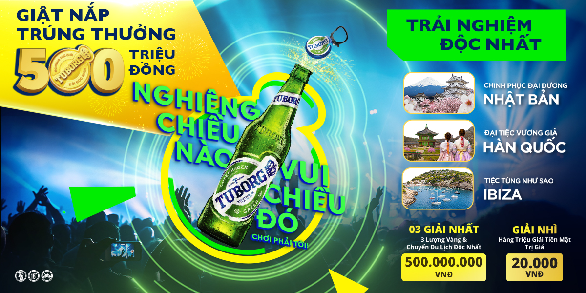 Giải "Nghiêng chai trúng lớn" trị giá 500 triệu đồng đầu tiên đã có chủ