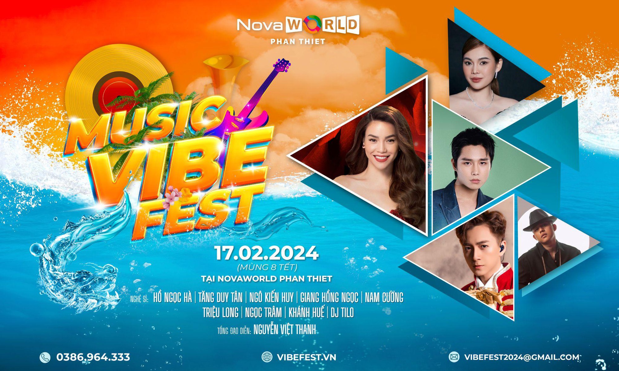 Lễ hội Vibe Fest diễn ra 6 ngày 6 đêm tại Phan Thiết Tết Giáp Thìn có ...