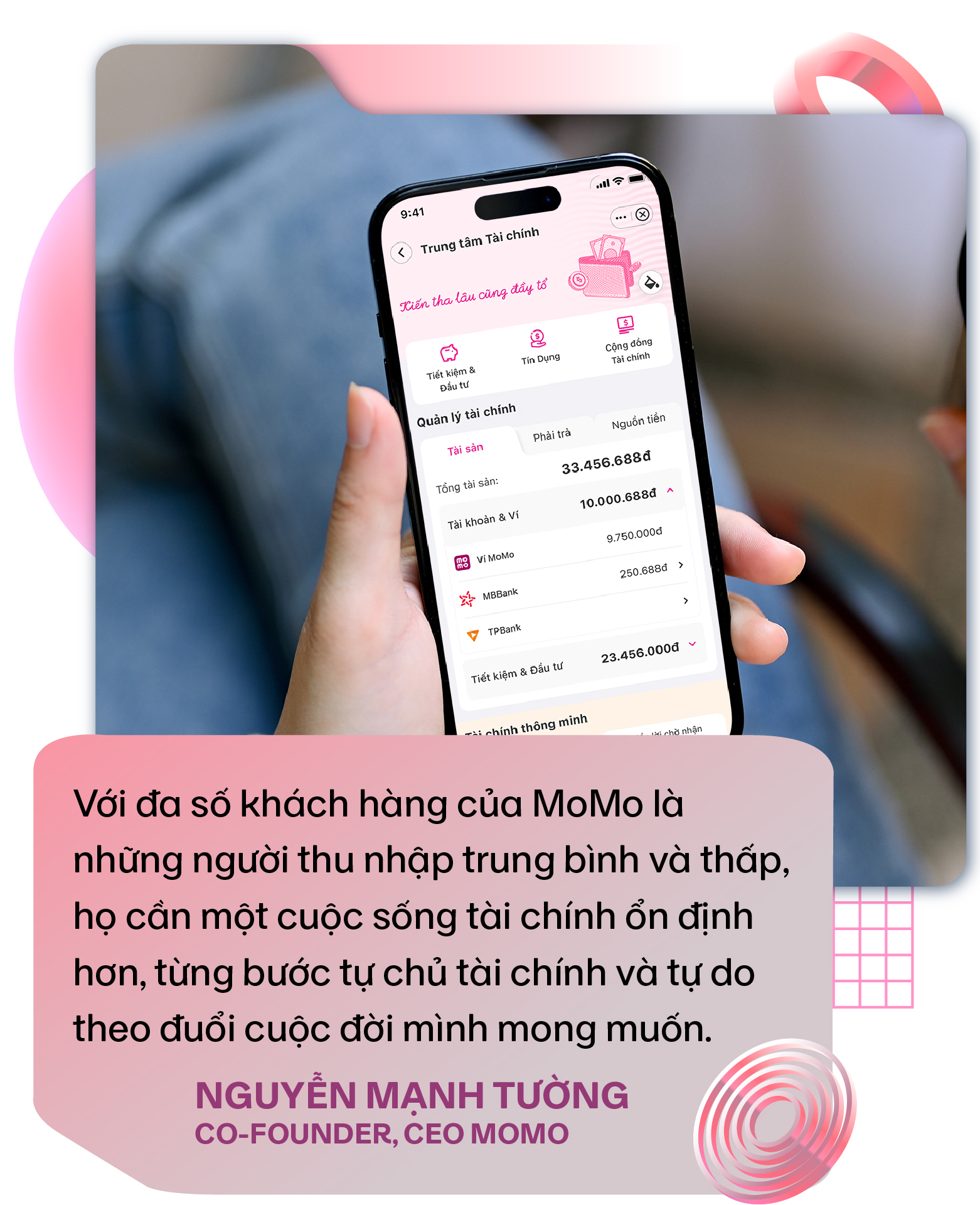 Đằng sau tuyên bố gây sốt của Co-Founder, CEO MoMo: "MoMo không chỉ là ...