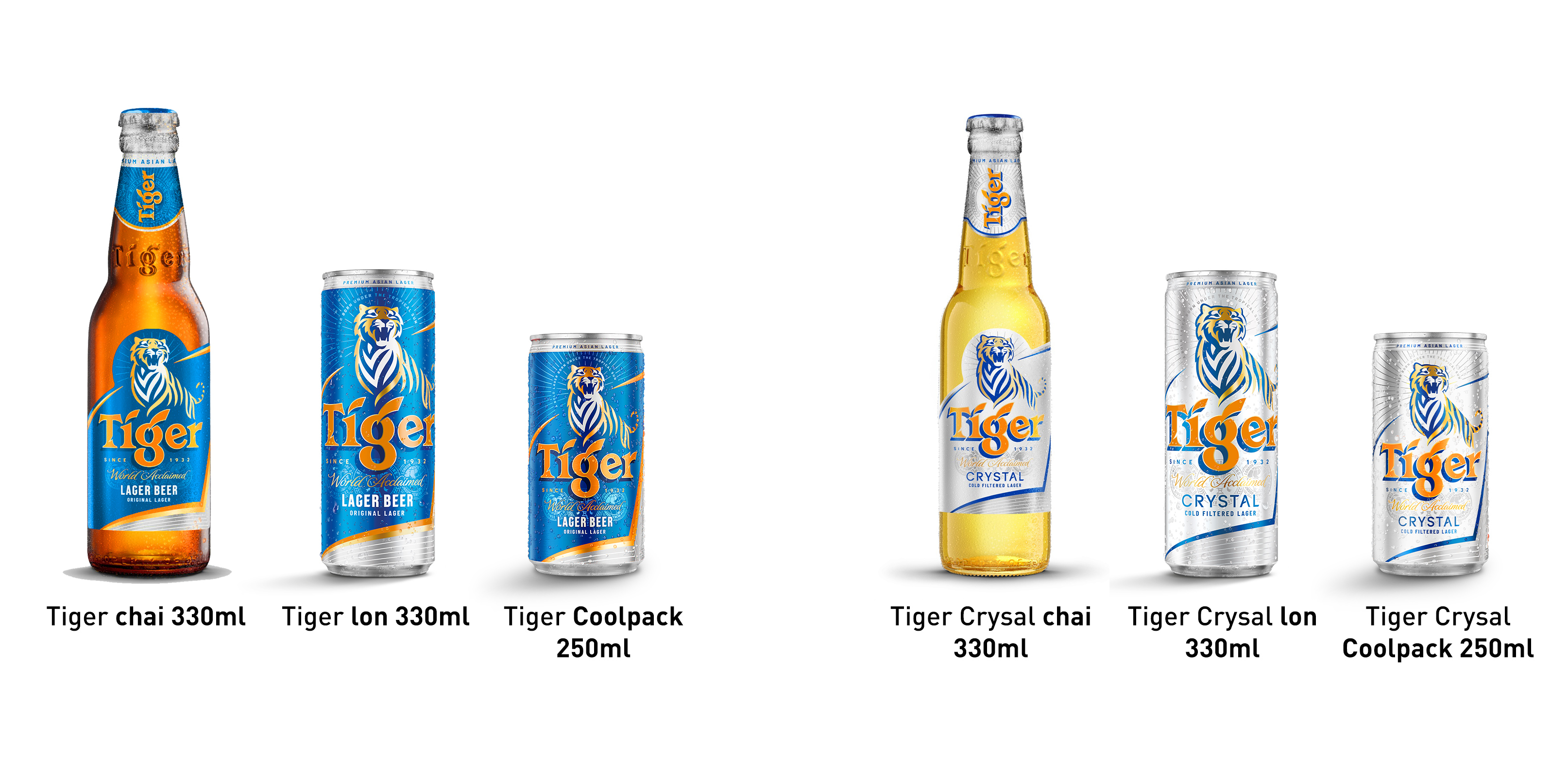 Tiger Beer chuyển mình bản lĩnh với diện mạo mới