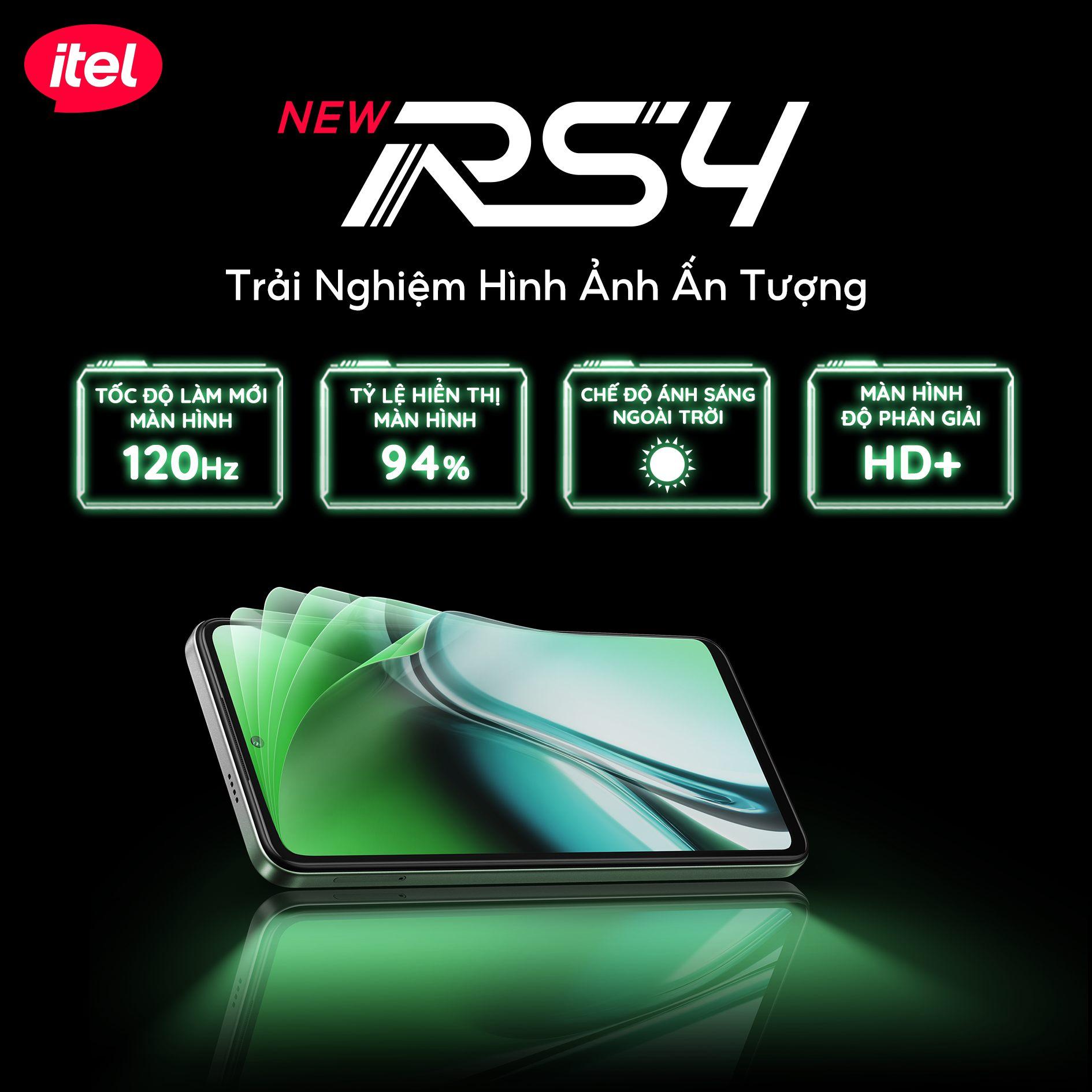Itel RS4 128GB: Phiên bản mới, hiệu năng vượt trội trong phân khúc 3 triệu