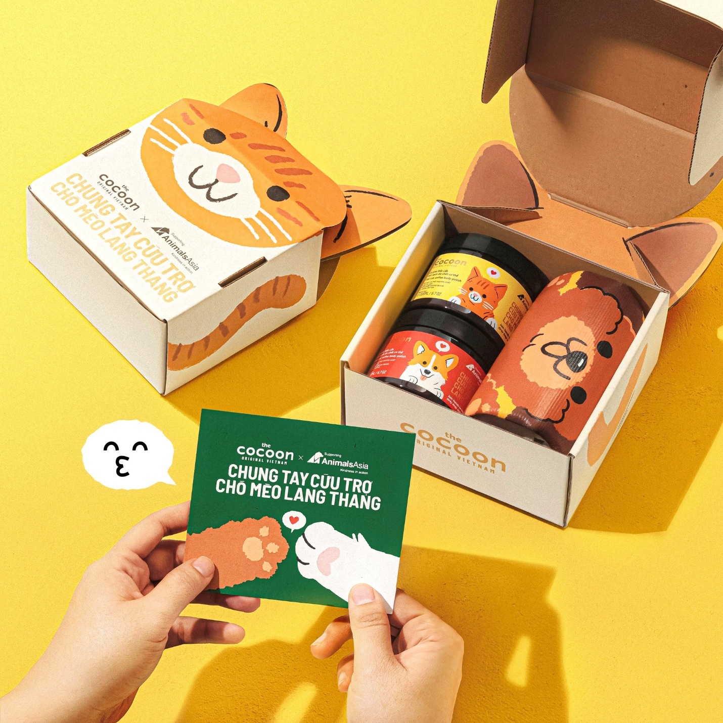 Cocoon x AAF: Ai cũng có thể chung tay cứu trợ chó mèo lang thang
